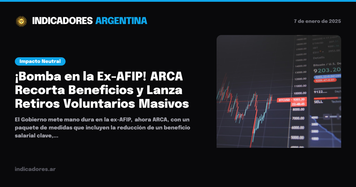 ¡Bomba en la Ex-AFIP! ARCA Recorta Beneficios y Lanza Retiros ...